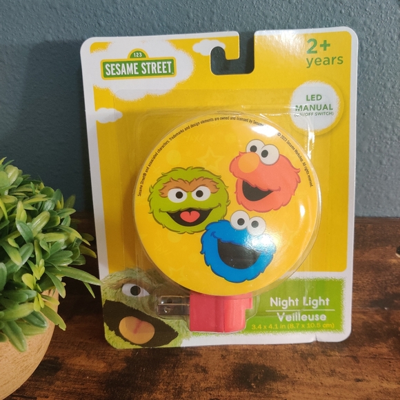 Sesame Street | Accents | Sesame Street Night Light Nwt Led Elmo Cookie ...